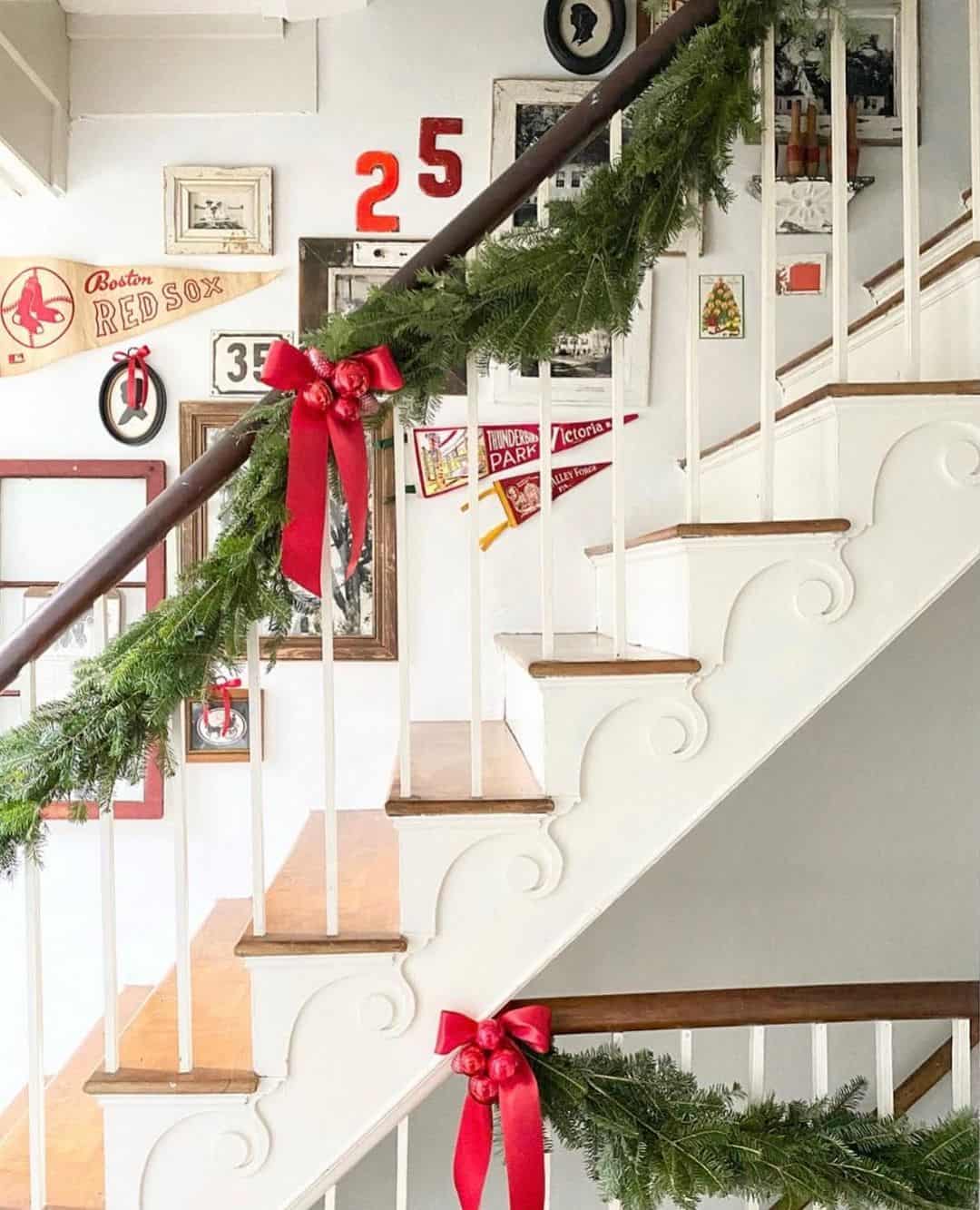 Vintage Gallery Wall and Hints of Christmas - Soul & Lane