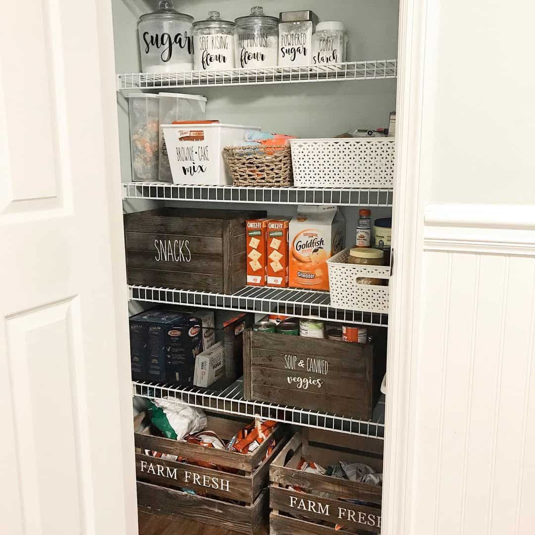 White Metal Wire Pantry Shelves - Soul & Lane