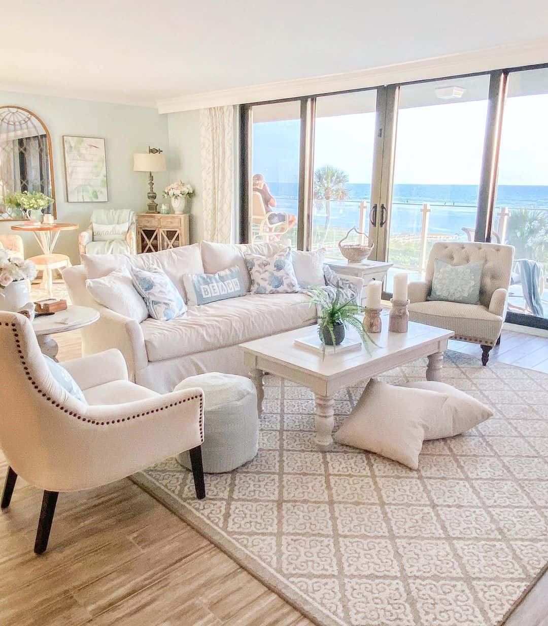 29 Black and White Pouf Ottomans to Rest Your Feet On