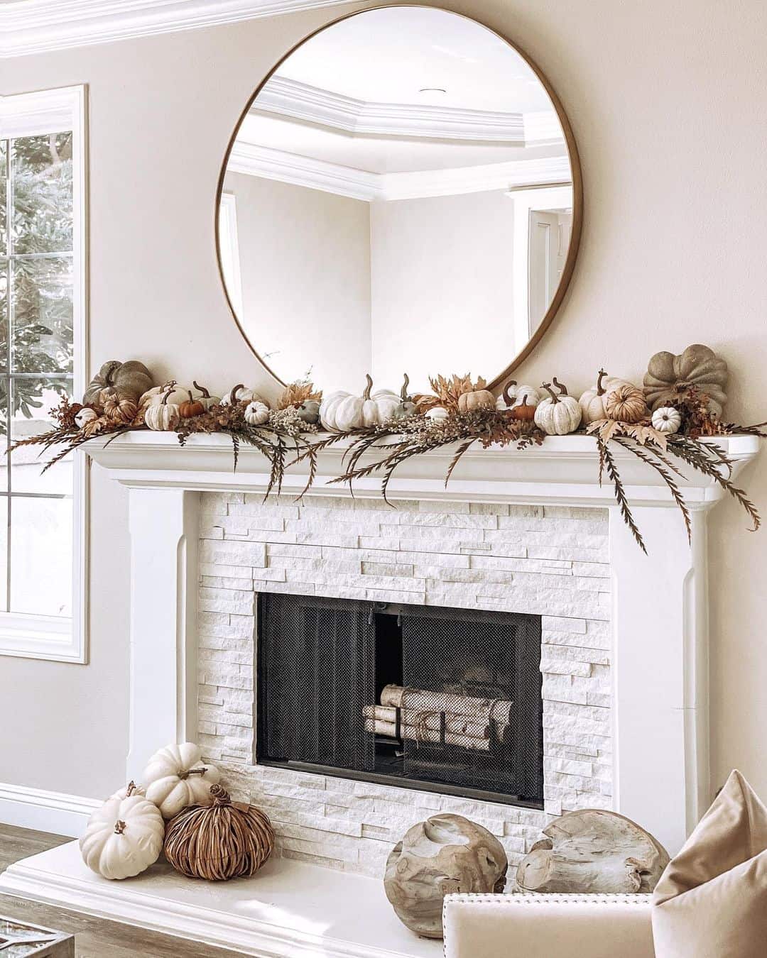 White Stone Mantelpiece and Hearth Decoration - Soul & Lane