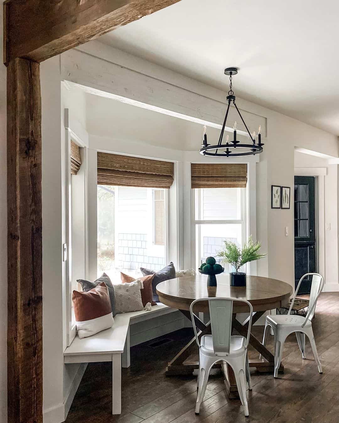 Window Bench Seat Borders Dining Table - Soul & Lane