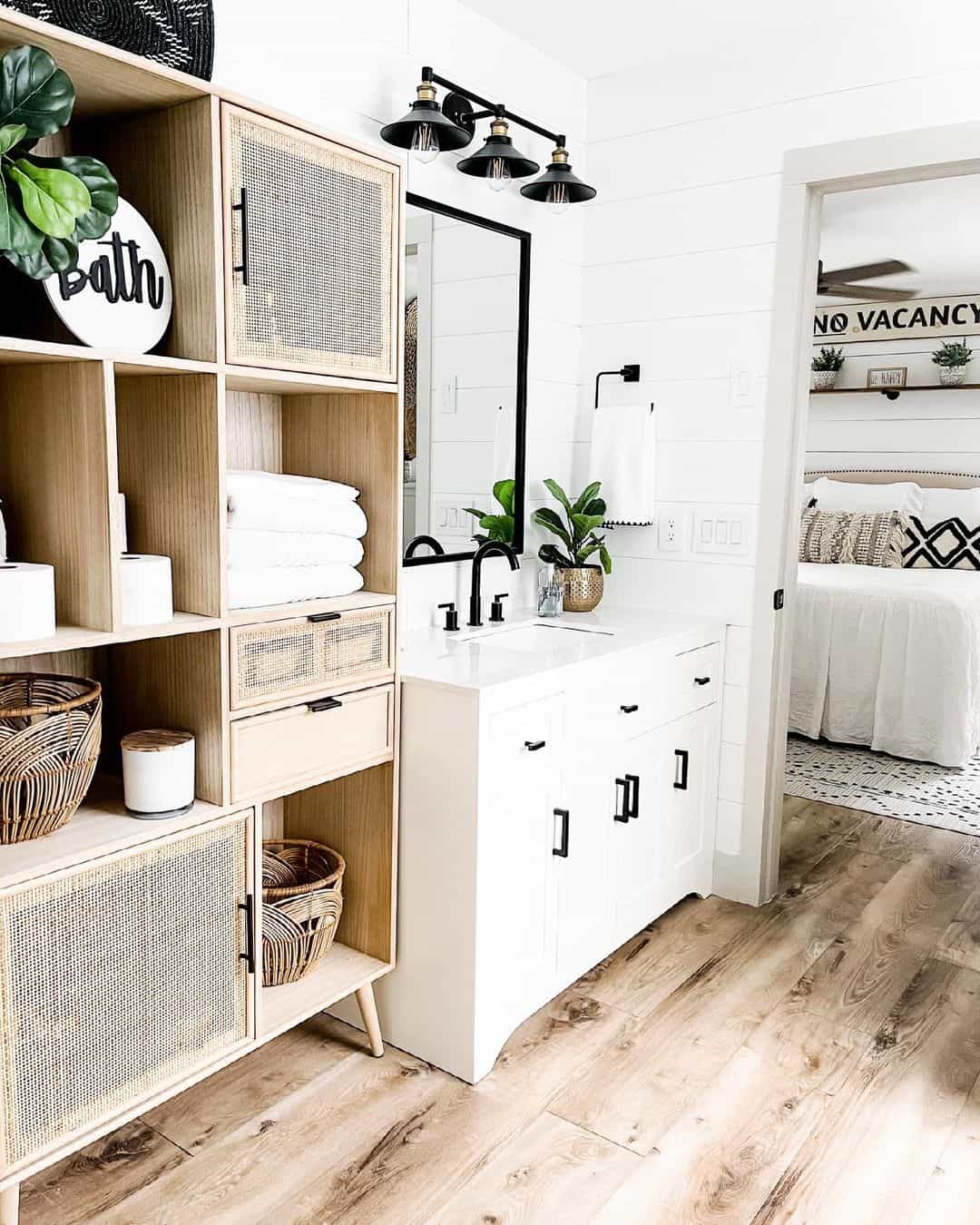 24 Bathroom Towel Shelf Ideas for Extra Storage