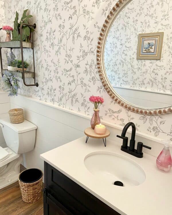 35 Small Bathroom Wallpaper Ideas to Elevate Your Home