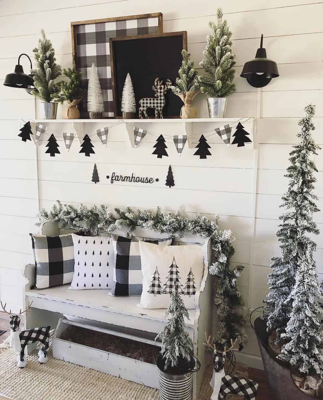 35 Buffalo Check Christmas Décor Ideas to Celebrate the Holidays