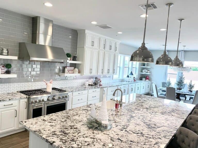 Cabinets Extend Across Kitchen Wall - Soul & Lane