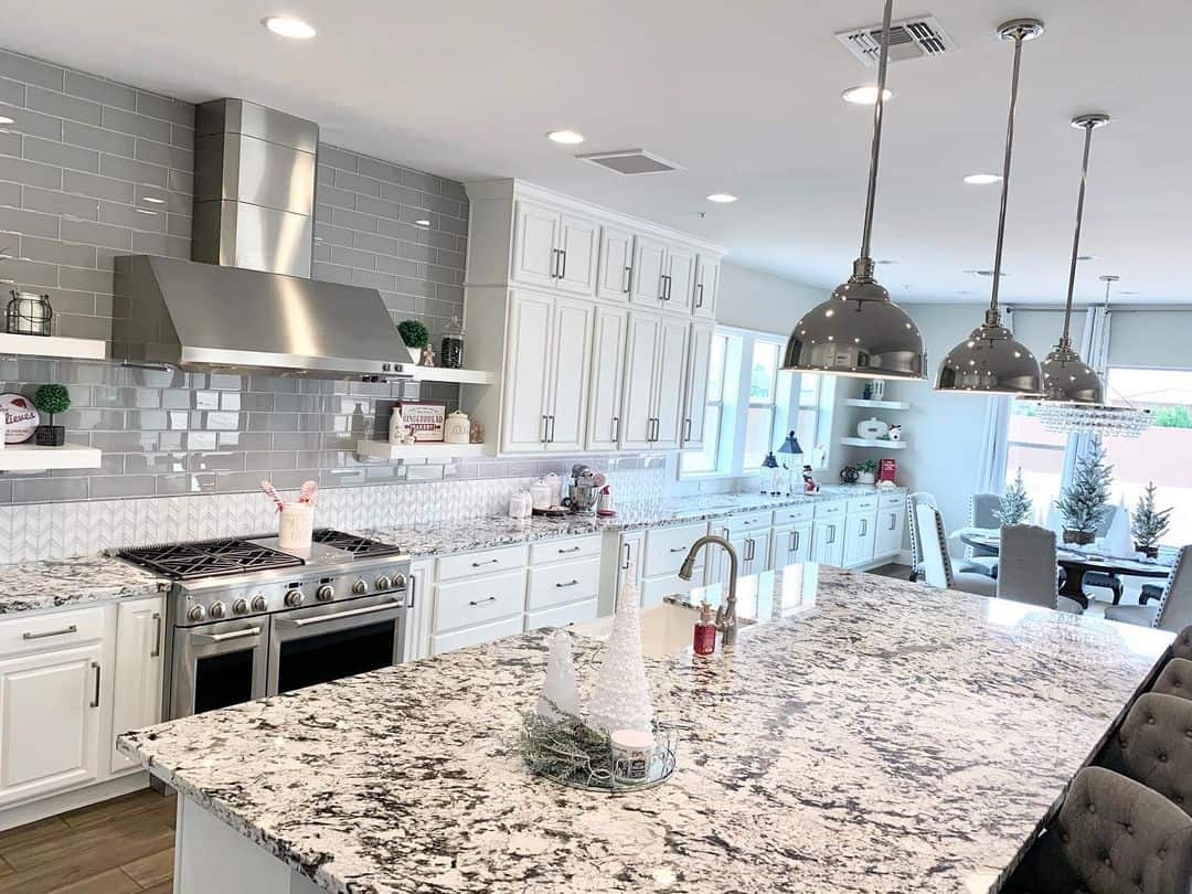 Cabinets Extend Across Kitchen Wall - Soul & Lane