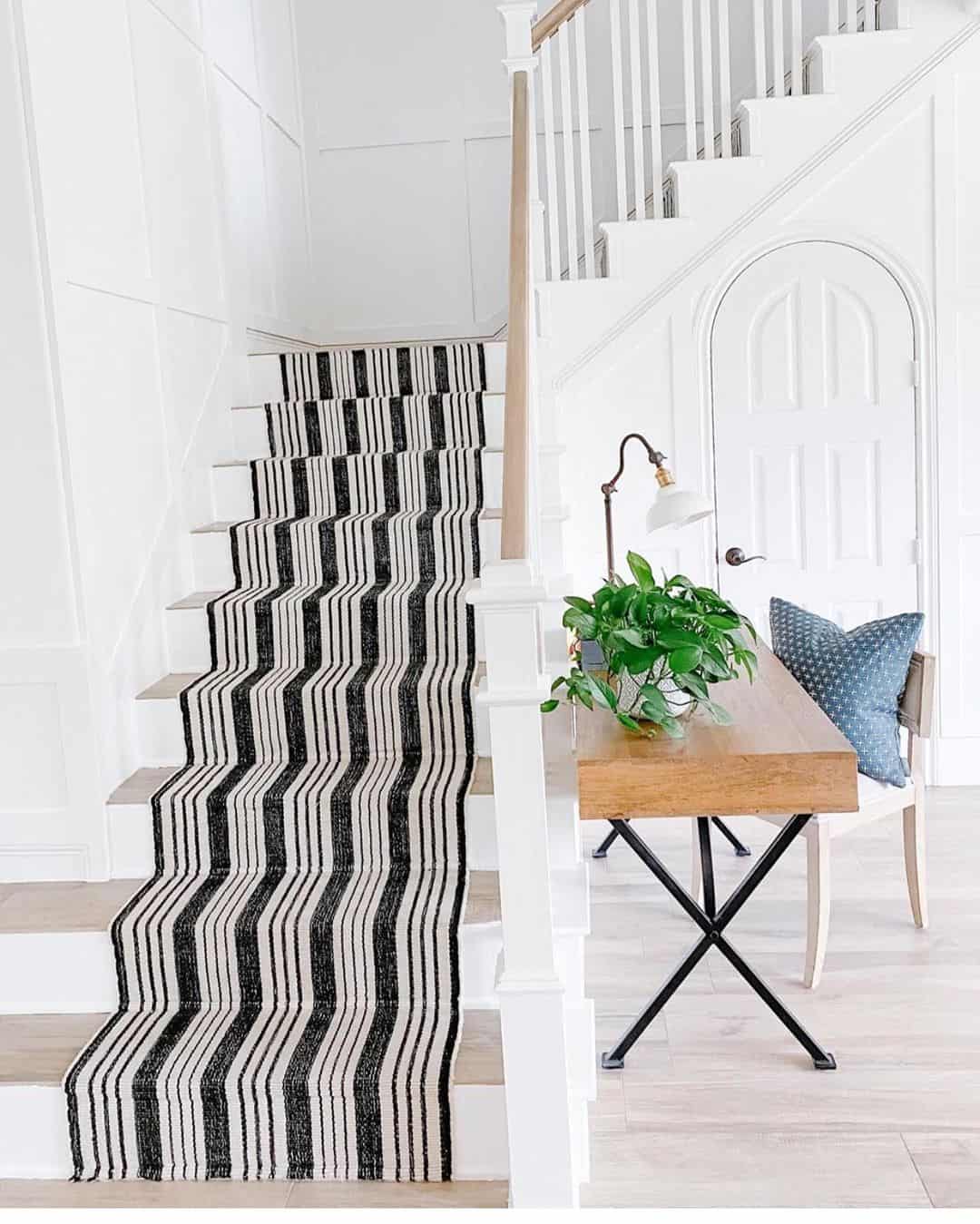 23 Stylish Wood Stair Carpet Runners To Dress Up Your Home