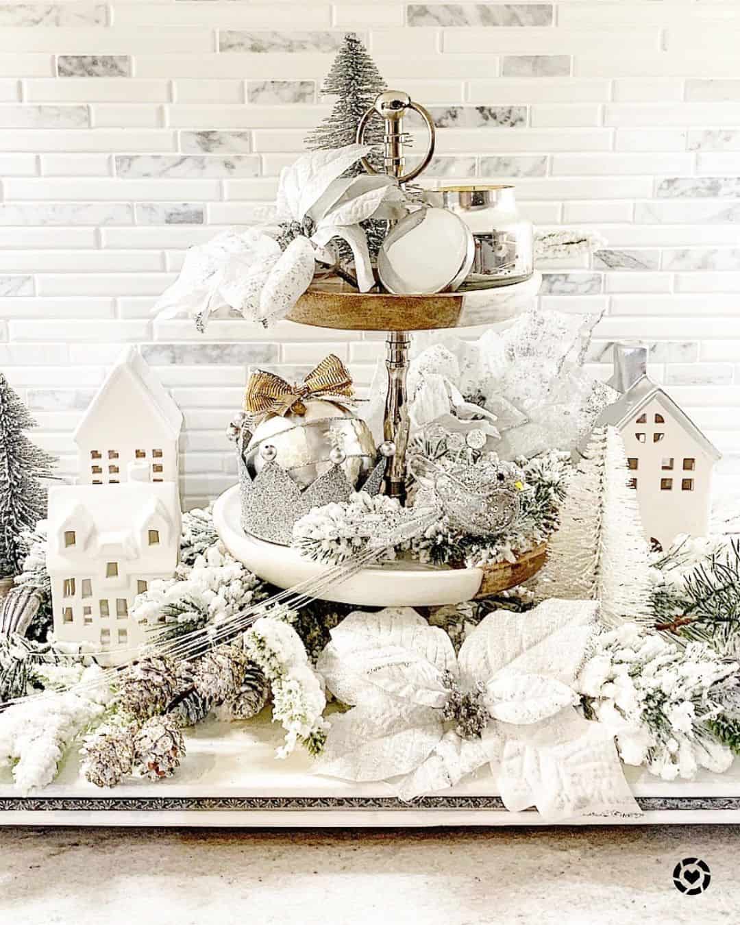 Dreamy Winter Centerpiece - Soul & Lane