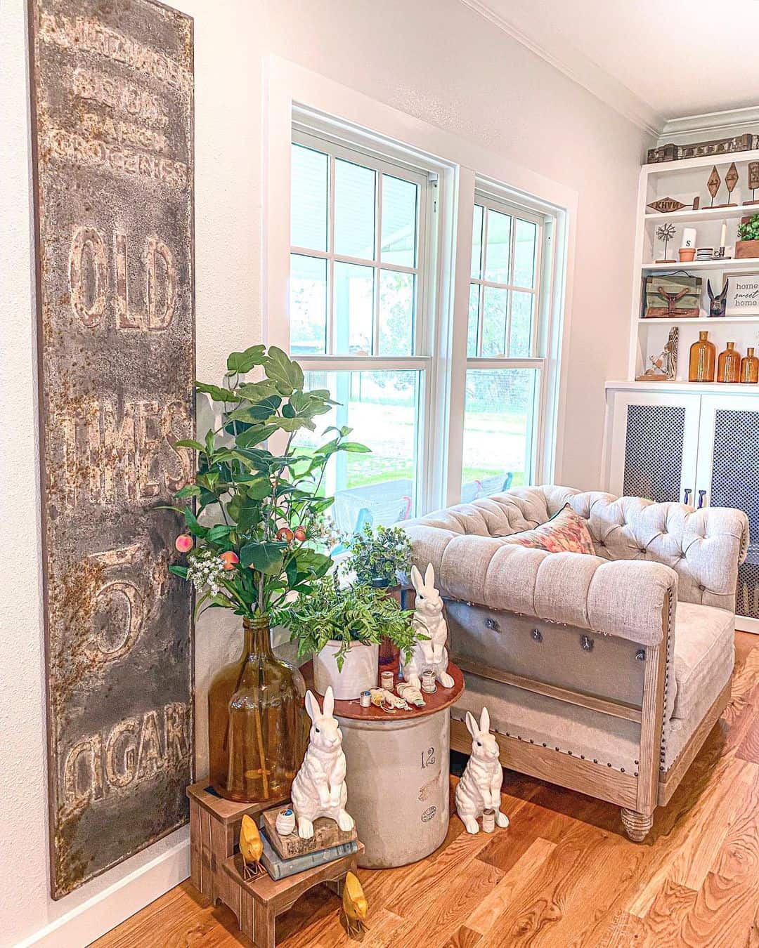 Easter Décor and Antique Sign - Soul & Lane