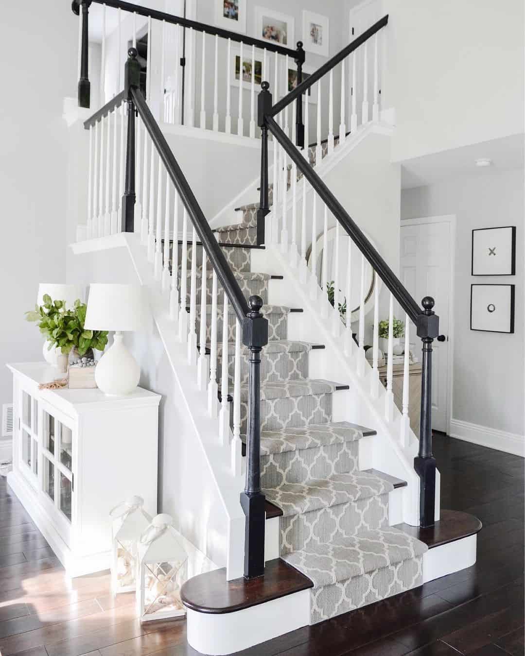23 Stylish Wood Stair Carpet Runners To Dress Up Your Home