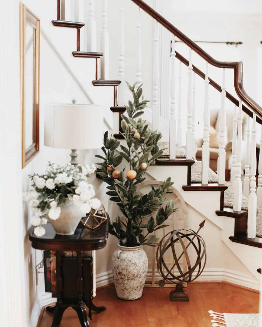 Lemon Tree and Off-White Wood Stair Carpet Runners - Soul & Lane