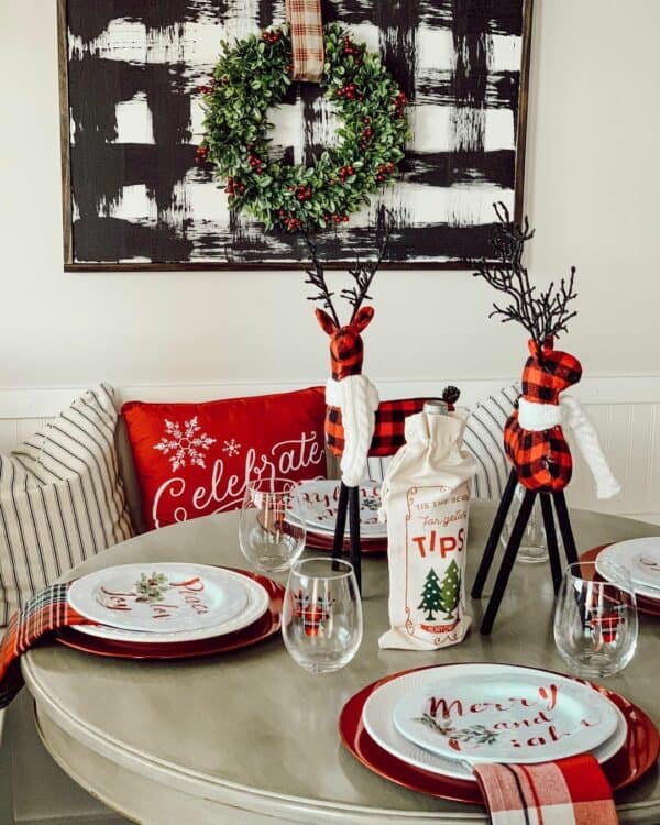 35 Buffalo Check Christmas Décor Ideas to Celebrate the Holidays