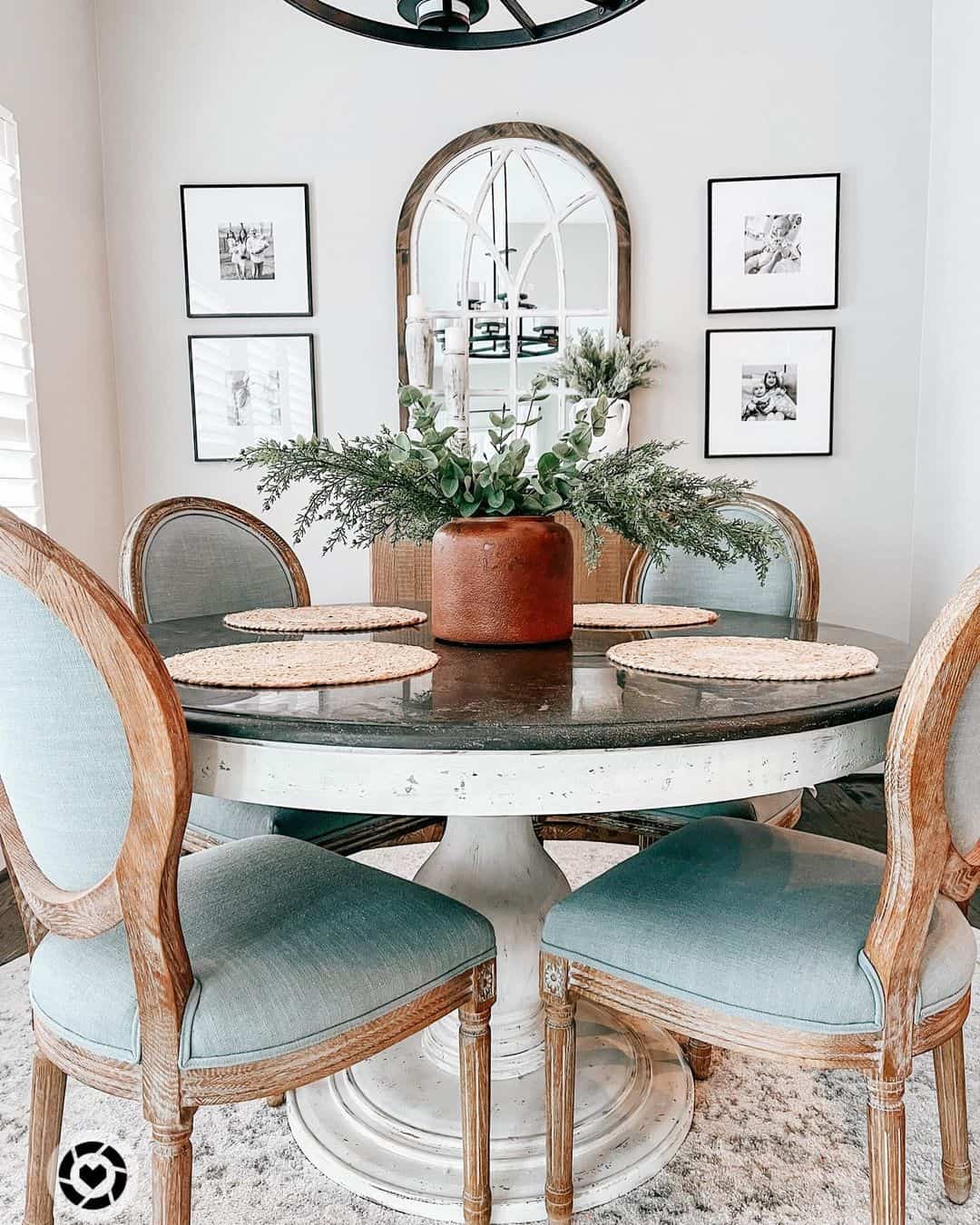 Rustic Farmhouse Table with Winter Décor - Soul & Lane