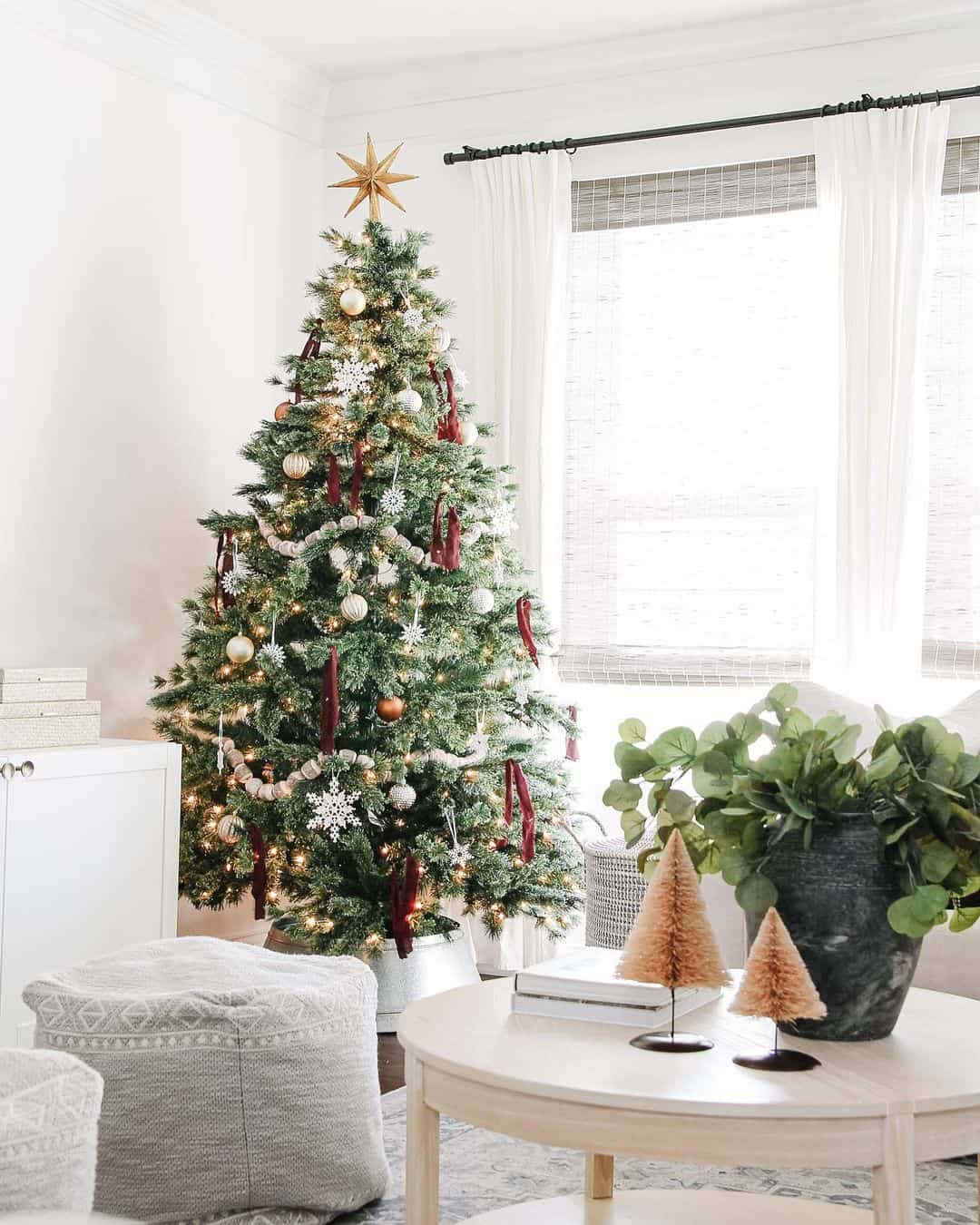 Silver Metal Tree Collar for Christmas Tree - Soul & Lane