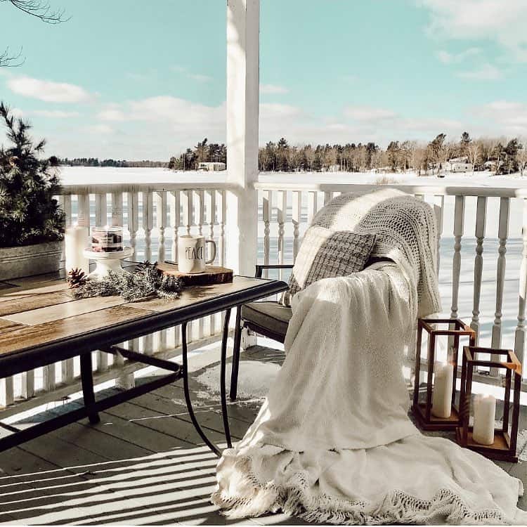 White Turned Wood Porch Railing - Soul & Lane