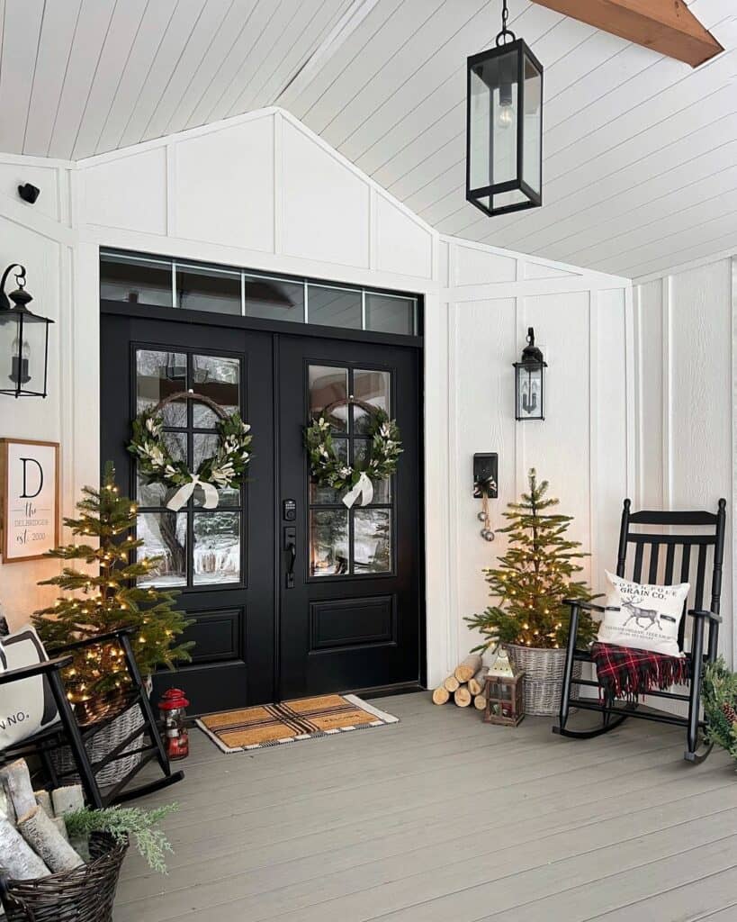 32 Winter Door Decorations to Make a Superb Entrance