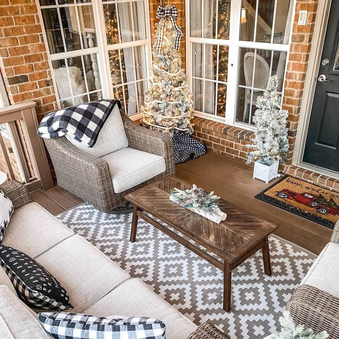 Buffalo Checkered Christmas Tree Bow Decorations - Soul & Lane