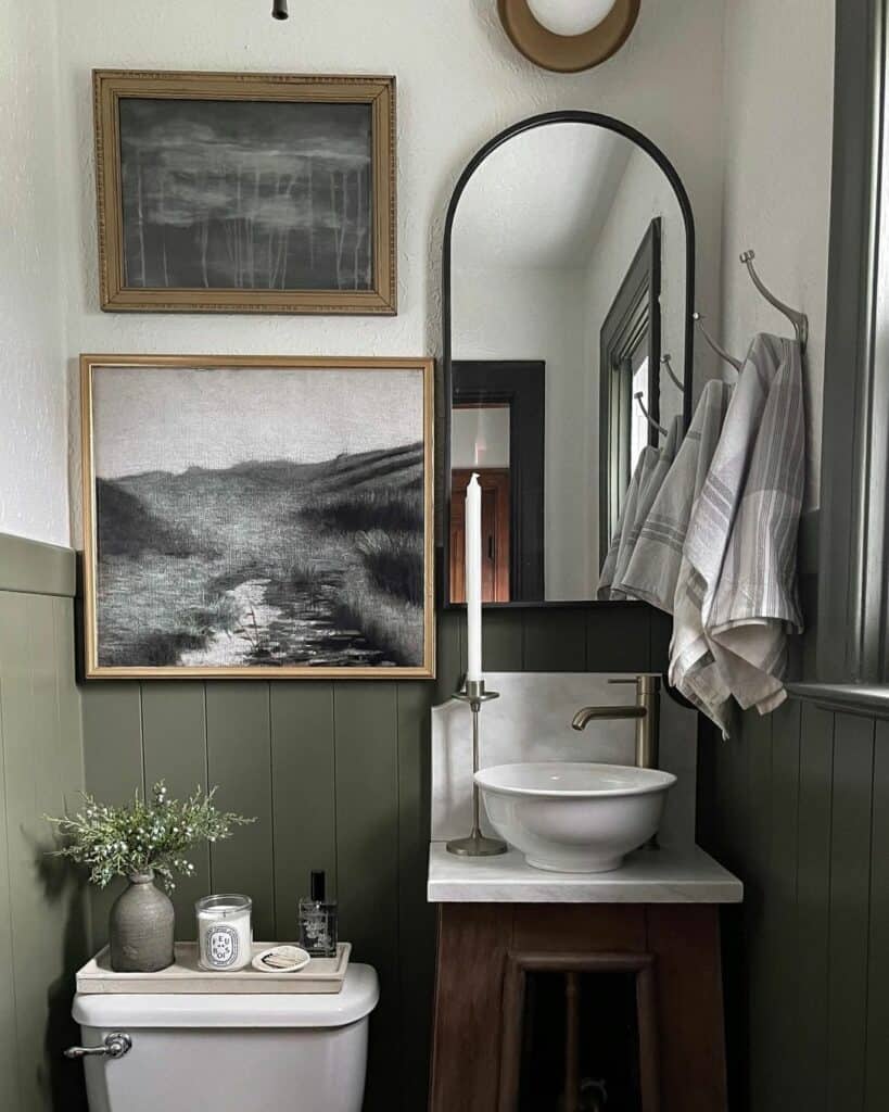 Charming Farmhouse Bathroom Artwork Idea - Soul & Lane