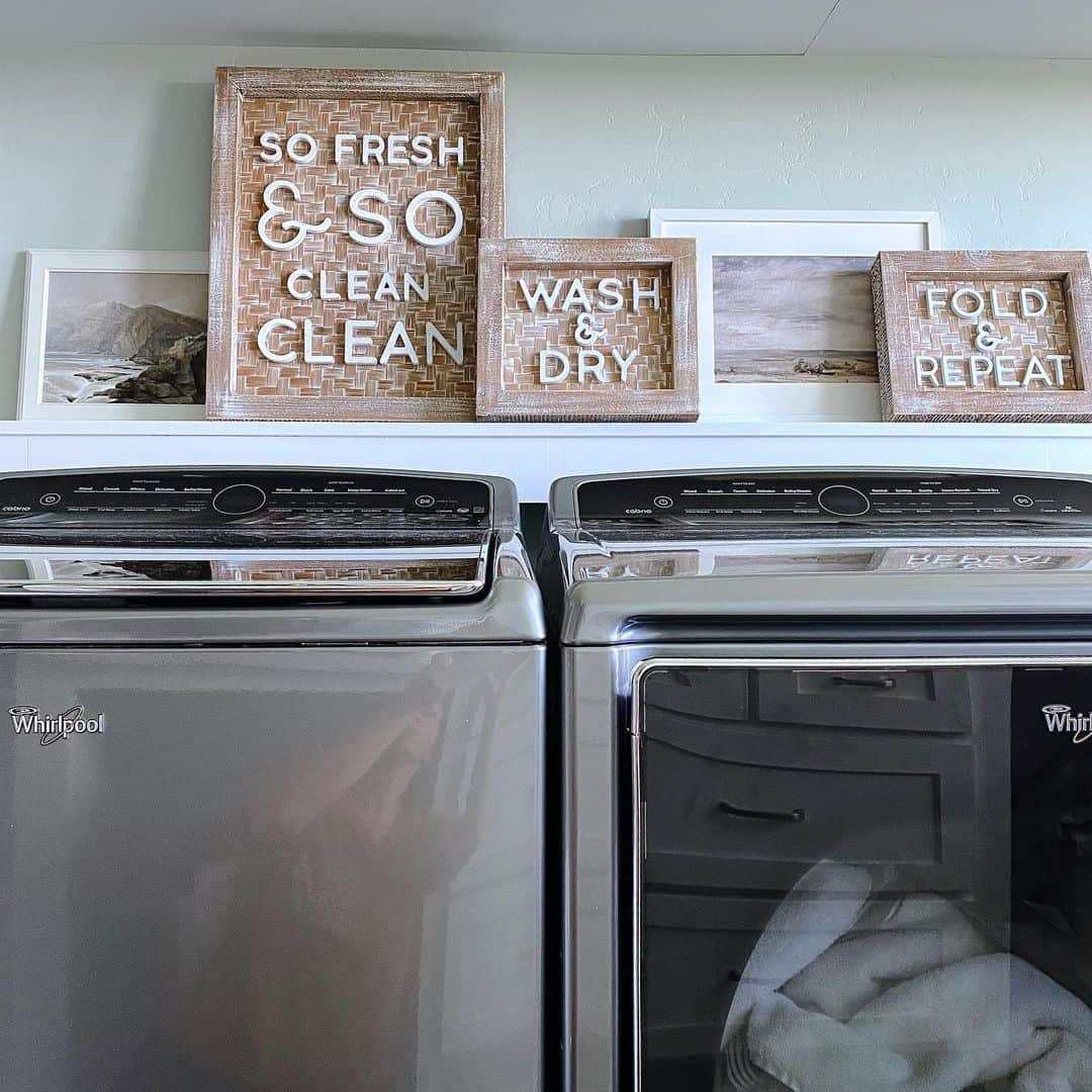 Clean and Simple Laundry Room - Soul & Lane