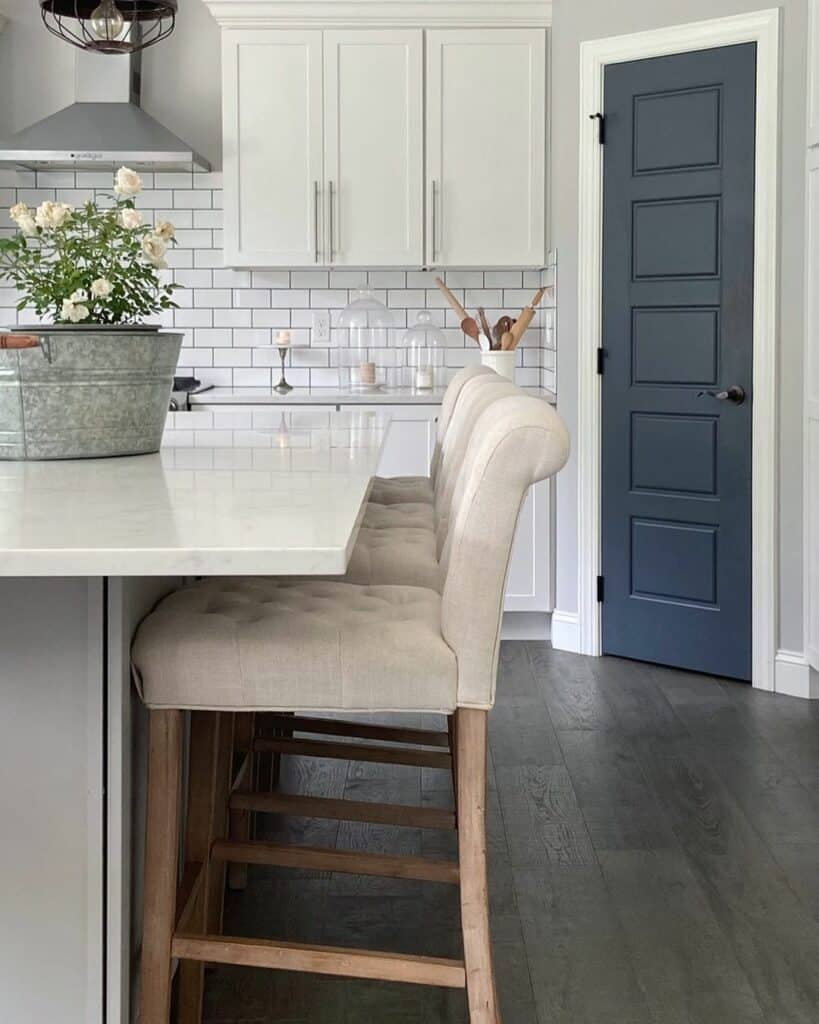 Dark Gray Modern Kitchen Door - Soul & Lane