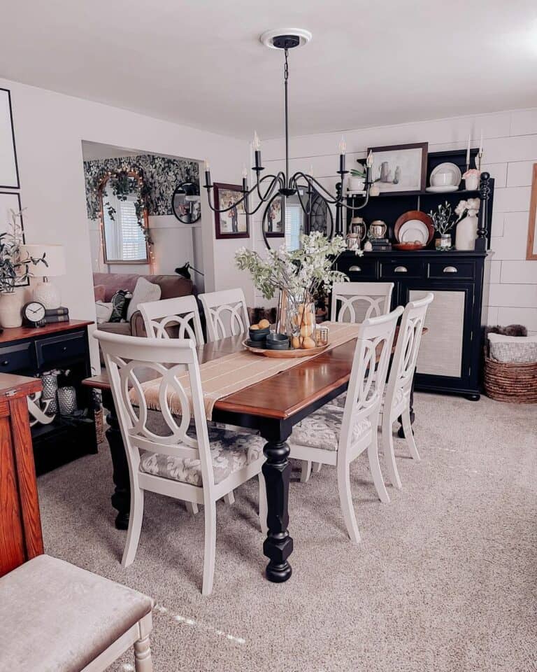 Dining Table with Organic Centerpiece - Soul & Lane