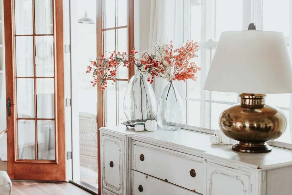 Fall Foliage Décor Inspiration for Oversized Glass Vases - Soul & Lane