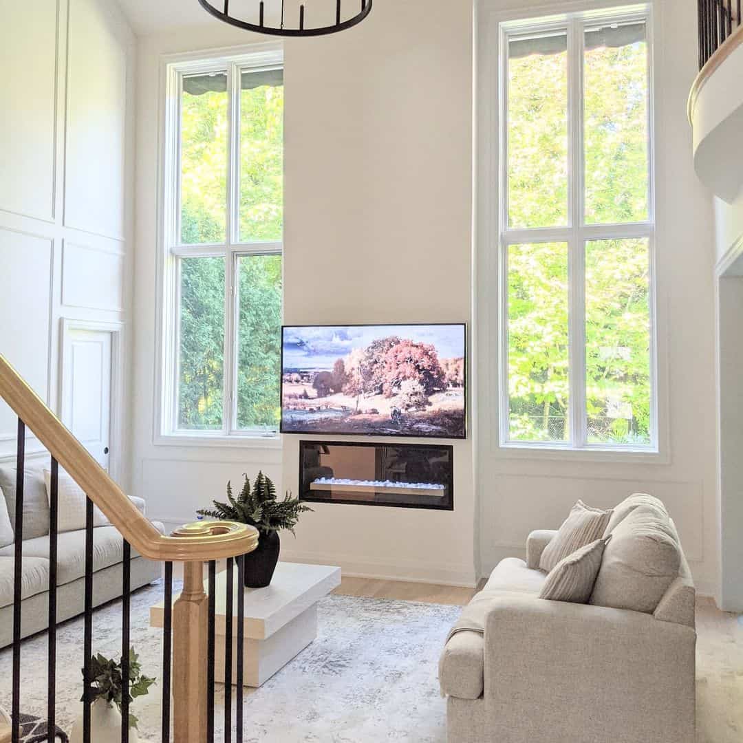 25 Inspired Linear Fireplace Ideas for a Cozy Farmhouse Home