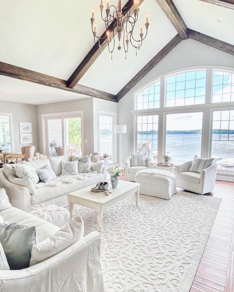 Lake House Living Room Inspiration - Soul & Lane