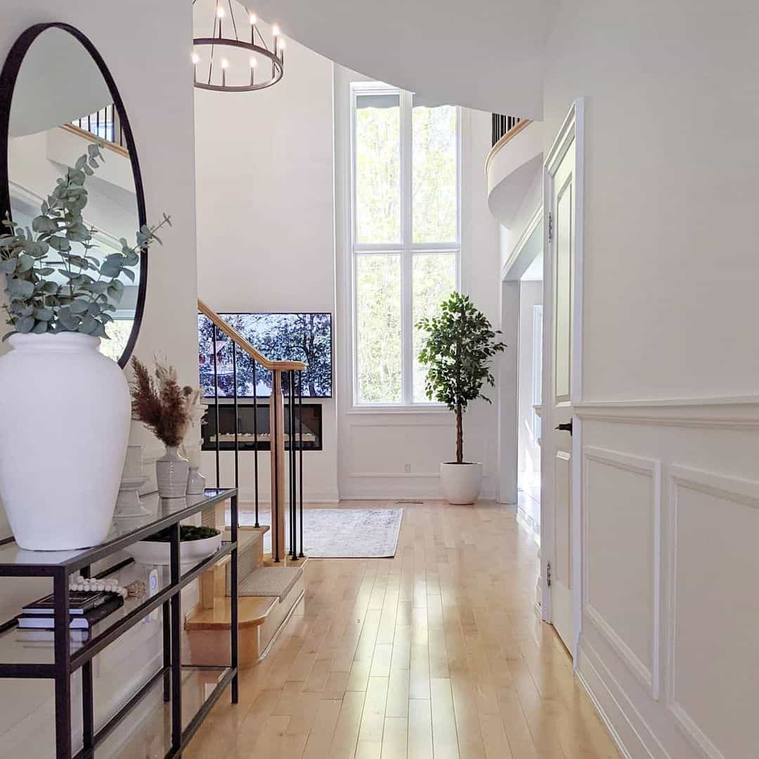 Modern Farmhouse Entryway with Natural Light - Soul & Lane