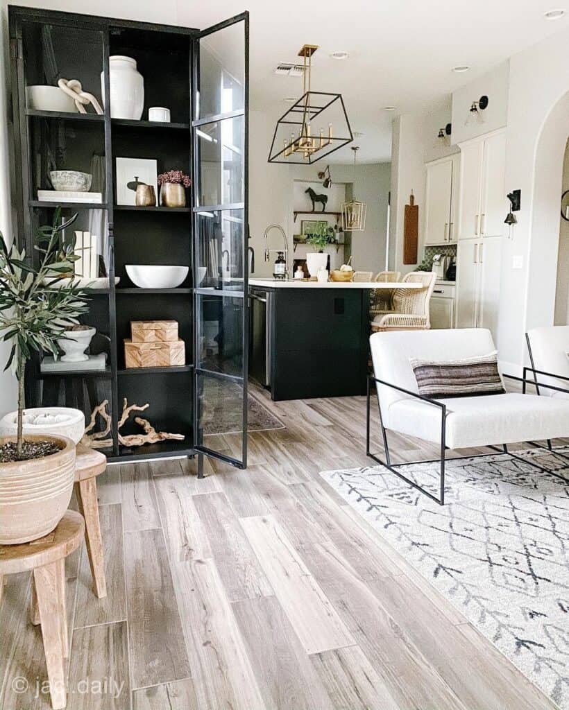 Modern Monochrome Living Room - Soul & Lane