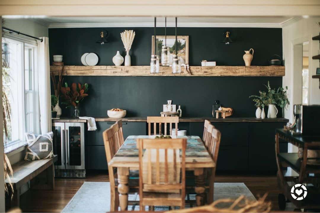 Modern Rustic Dining Room with Wood Accents - Soul & Lane