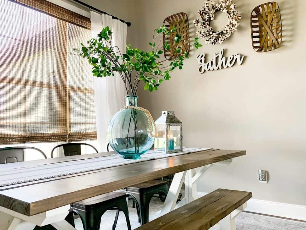 Natural Dining Space With Farmhouse Feel - Soul & Lane