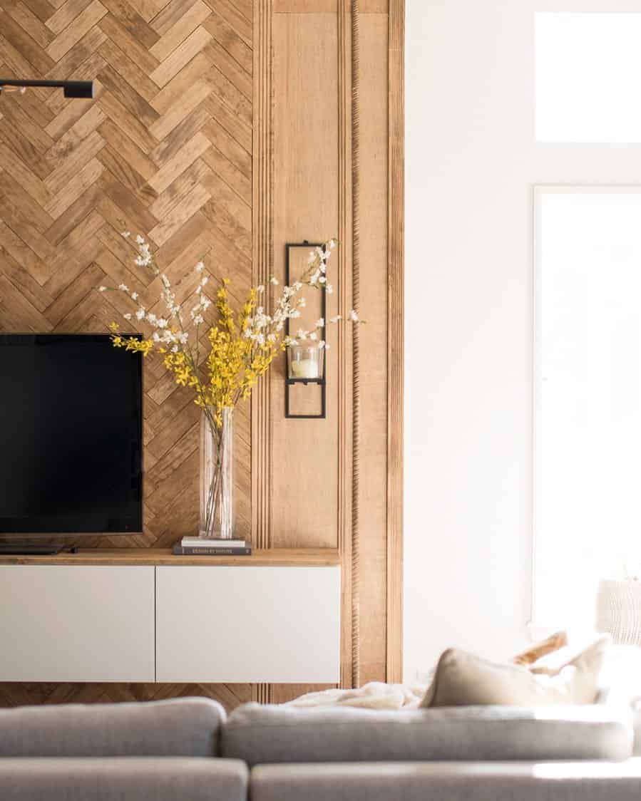 13 Herringbone Shiplap Walls to Create Instant Interest