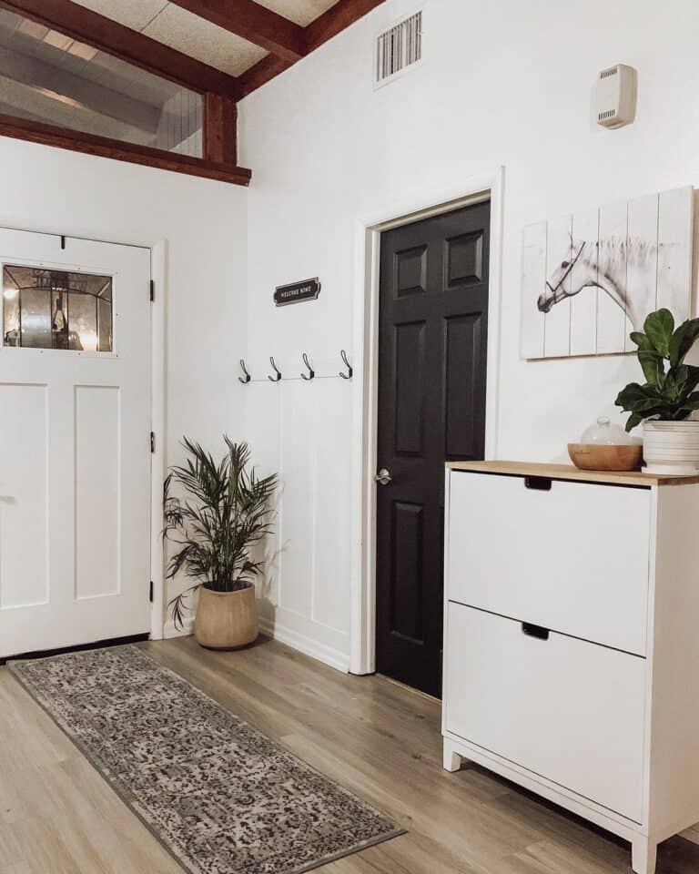 Rustic Entryway Style with Wood Beams - Soul & Lane