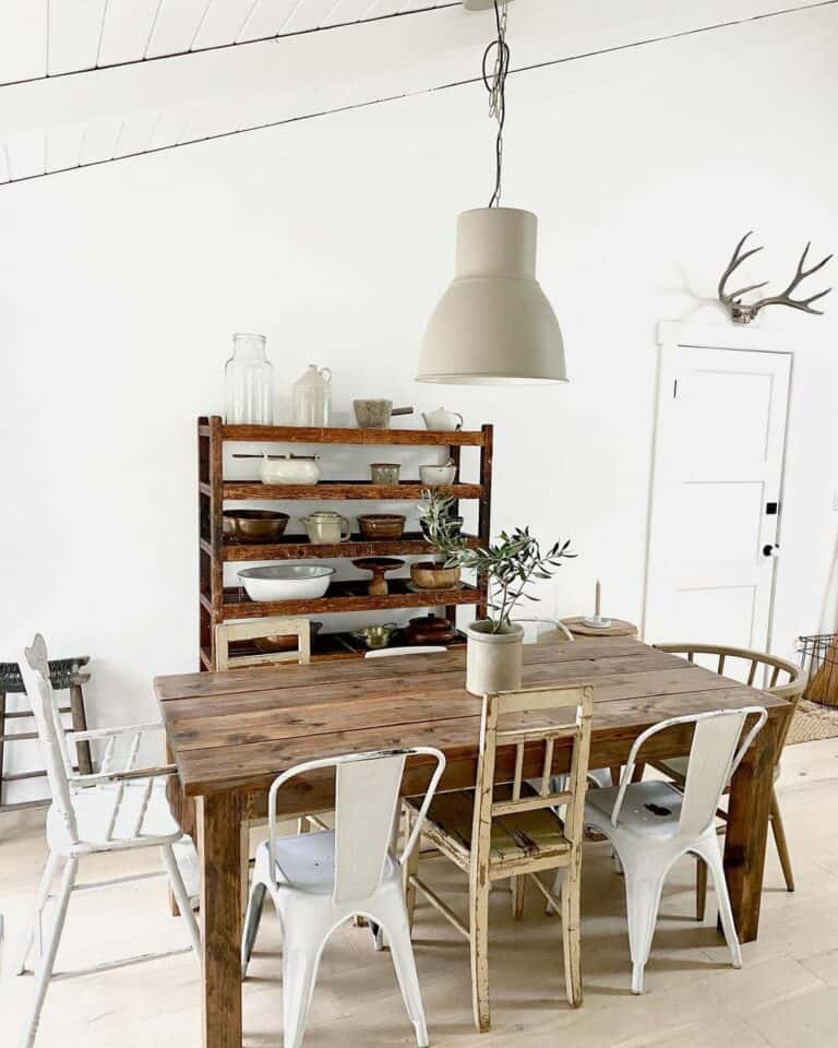 Rustic Farmhouse Dining Room Design - Soul & Lane