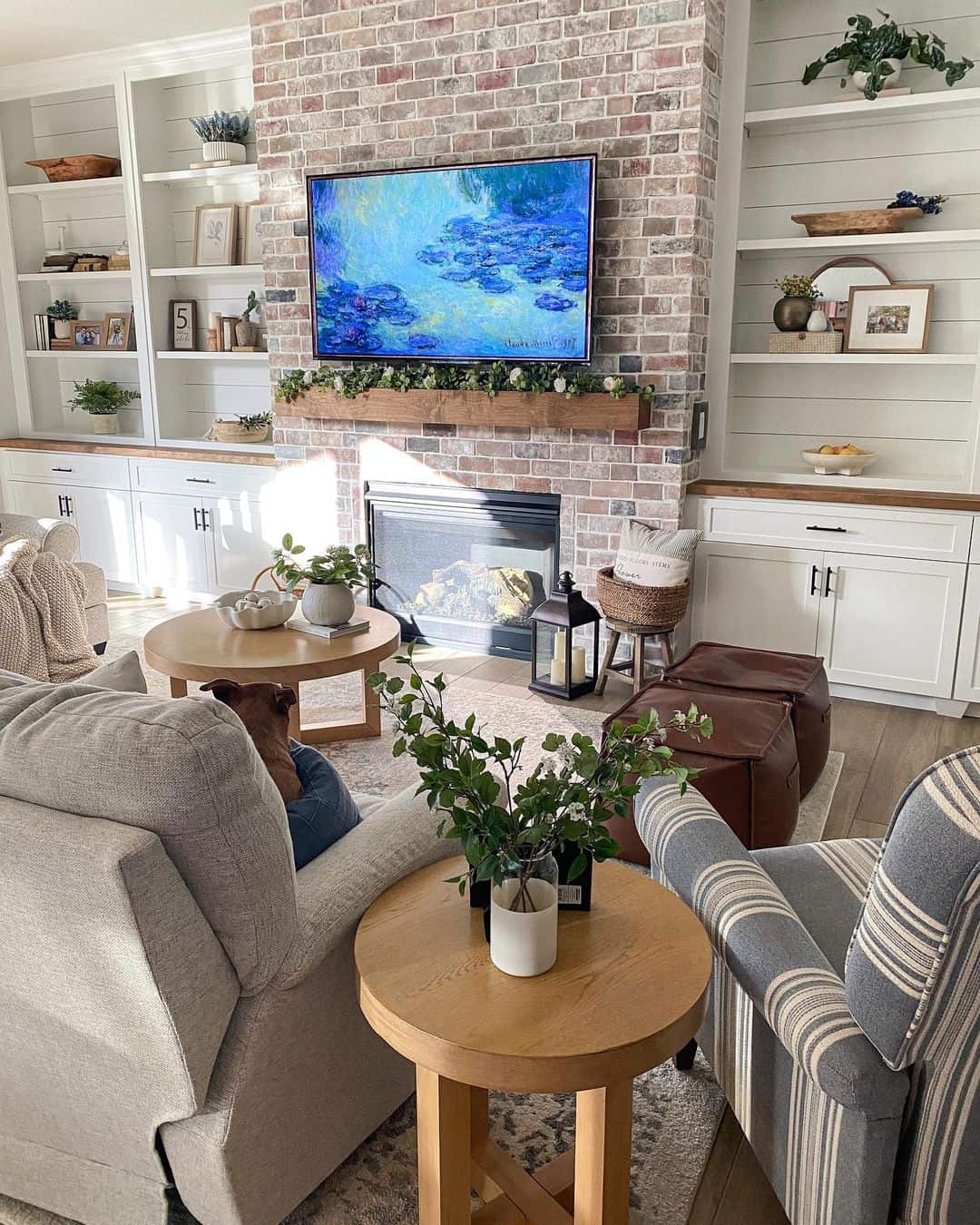 Rustic Living Room With a Fireplace - Soul & Lane