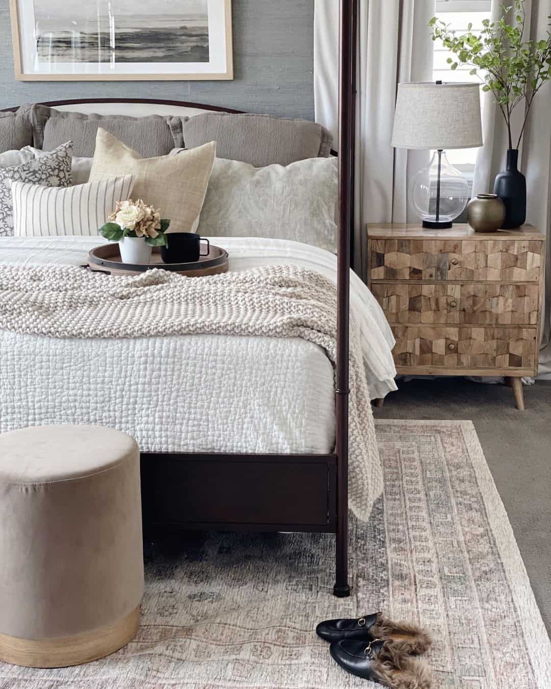 Vases on a Light Wood Nightstand - Soul & Lane