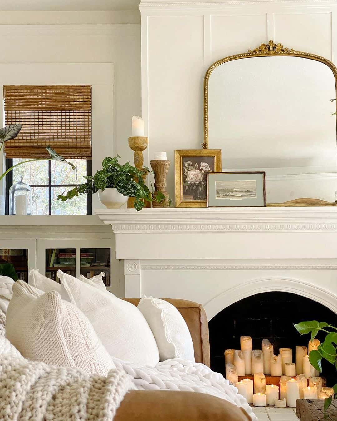 29 Empty Fireplace Ideas and Décor Styles To Accent Them