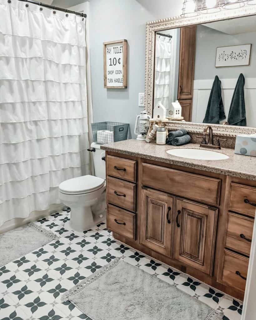 Farmhouse Basement Bathroom Décor - Soul & Lane
