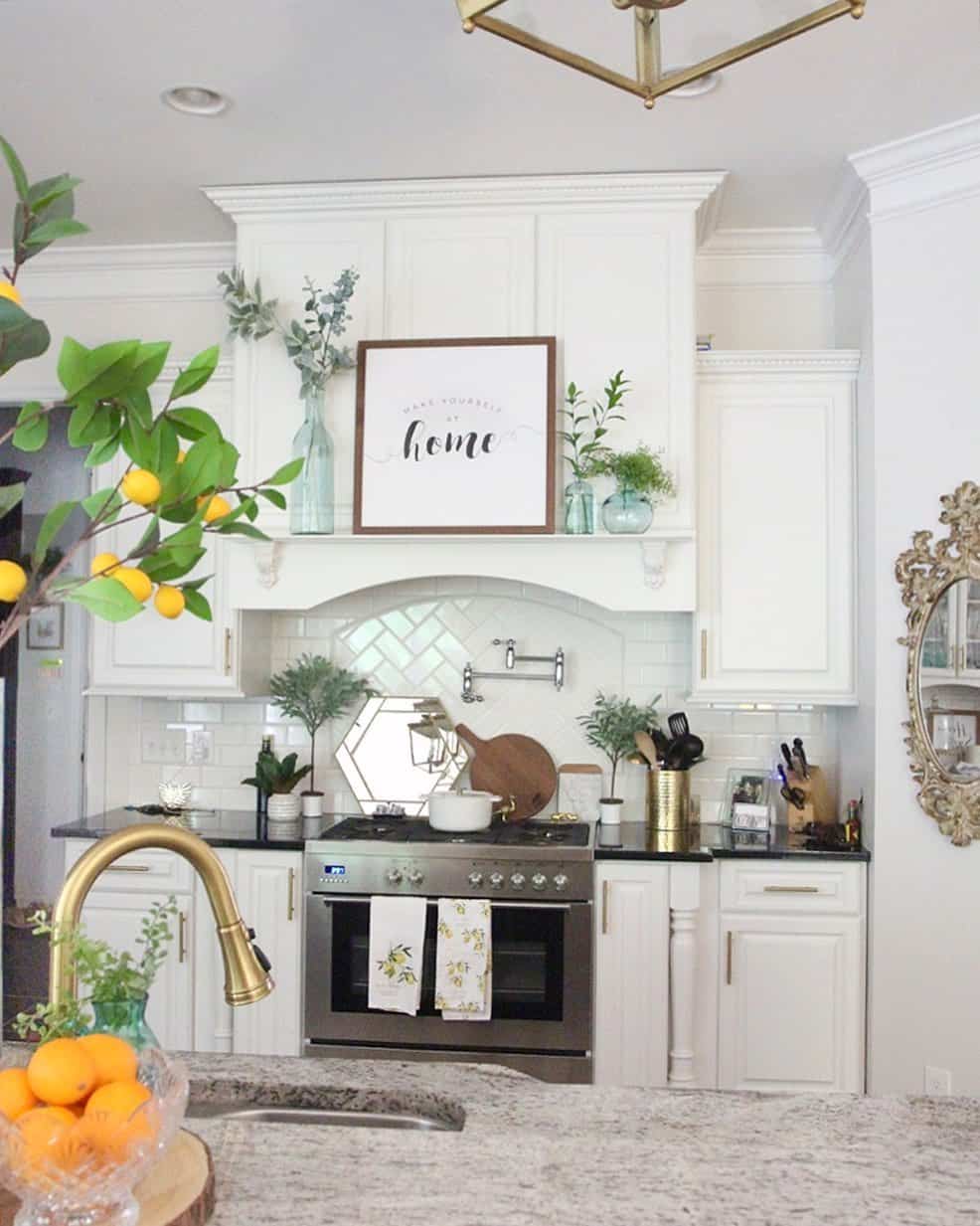 Farmhouse Kitchen With Crown Molding - Soul & Lane