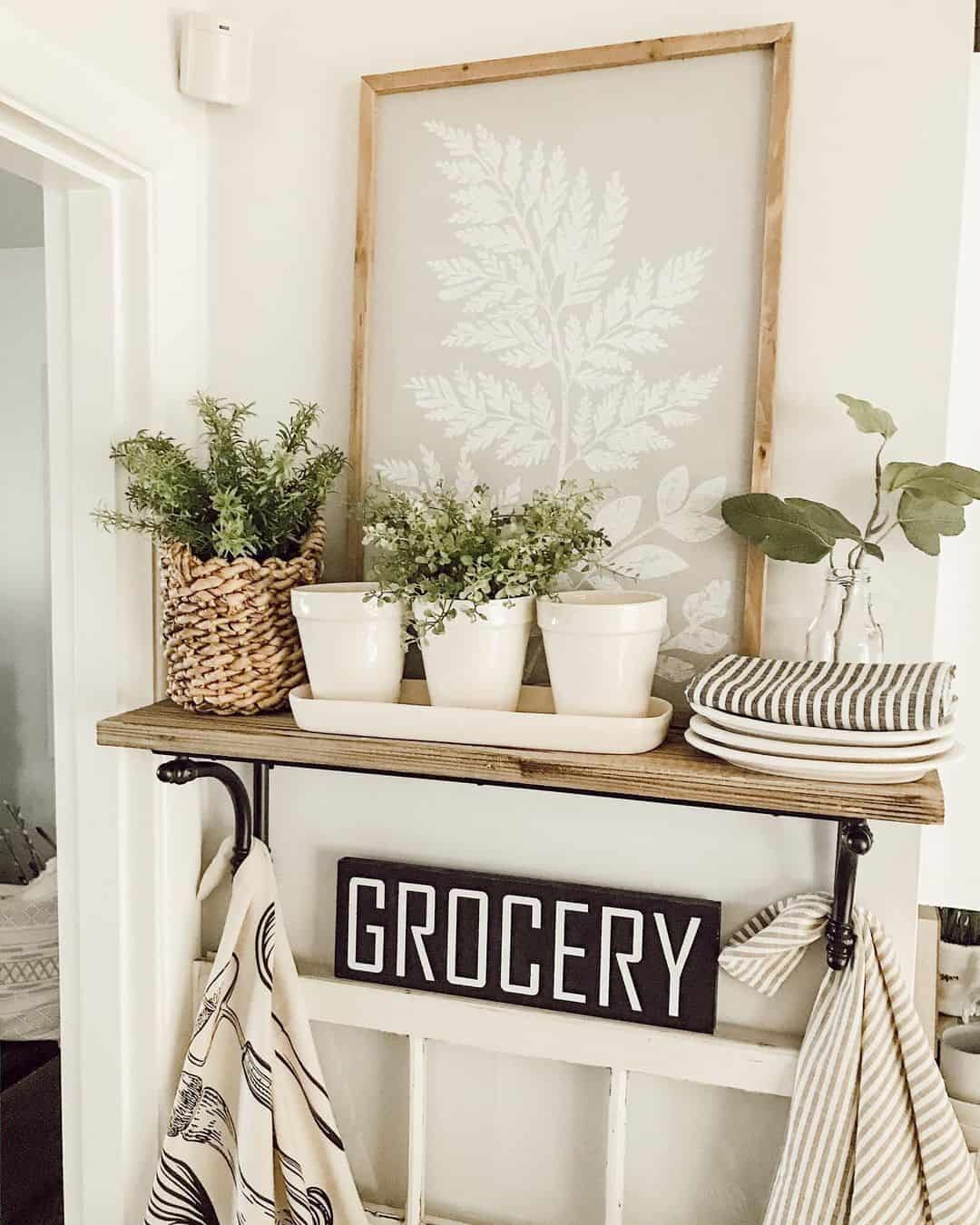 Farmhouse-style Indoor Plant Shelf Ideas - Soul & Lane