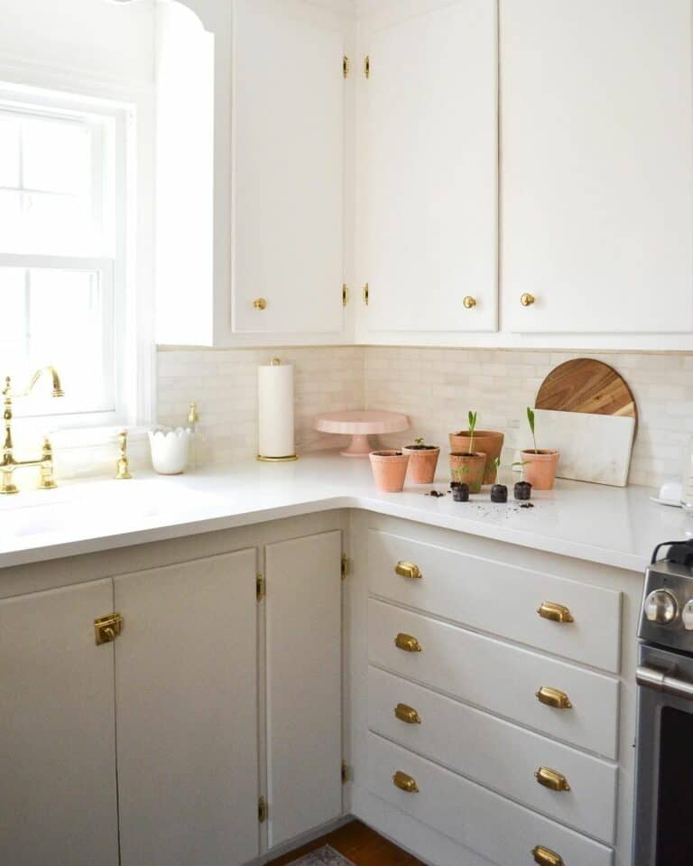 Gold Kitchen Cabinet Hardware Ideas - Soul & Lane