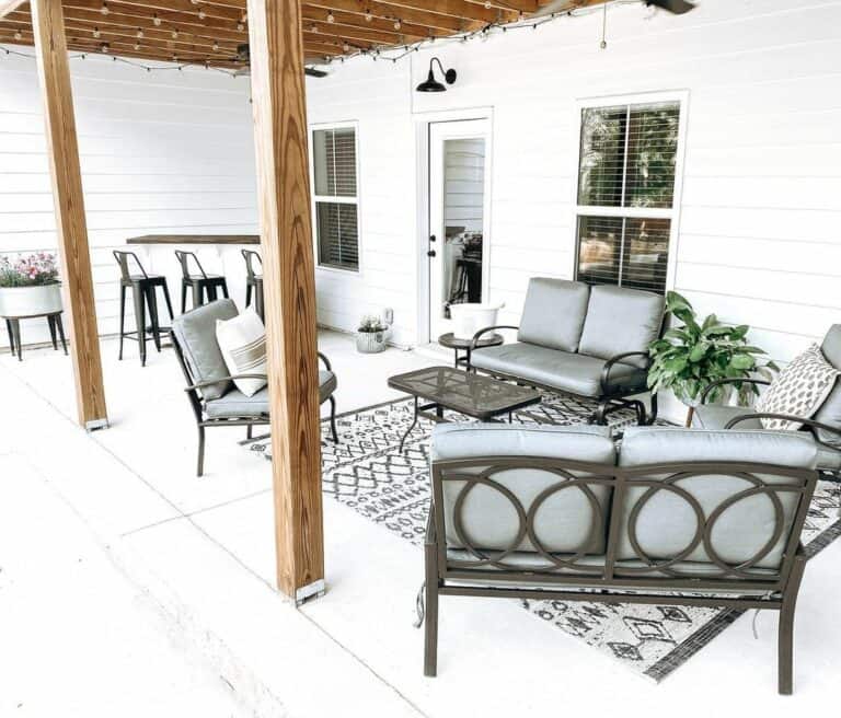 Modern Farmhouse Back Porch - Soul & Lane