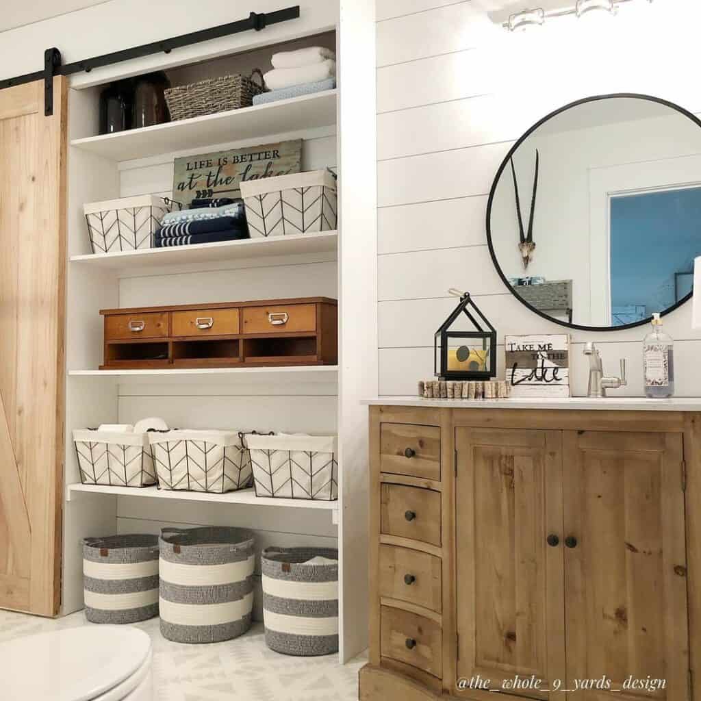 Sliding Closet Door Covering Compact Closet - Soul & Lane