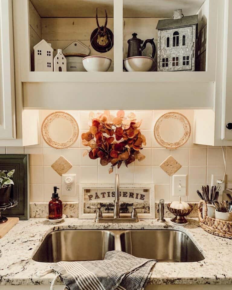 Small Autumn Wreath Ideas for a Kitchen - Soul & Lane