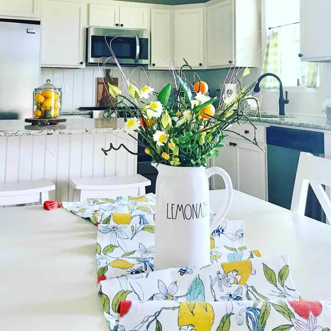 Vibrant Runner Displaying Faux Flowers - Soul & Lane