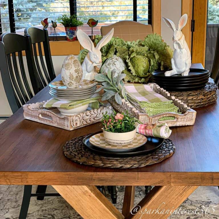 White Rabbit Centerpieces for Spring Décor - Soul & Lane