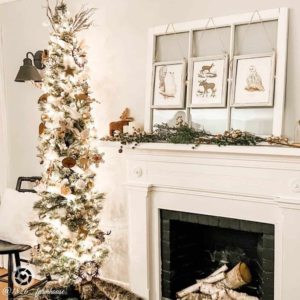 30 Skinny Christmas Tree Ideas To Bring Some Cheer To Your Home