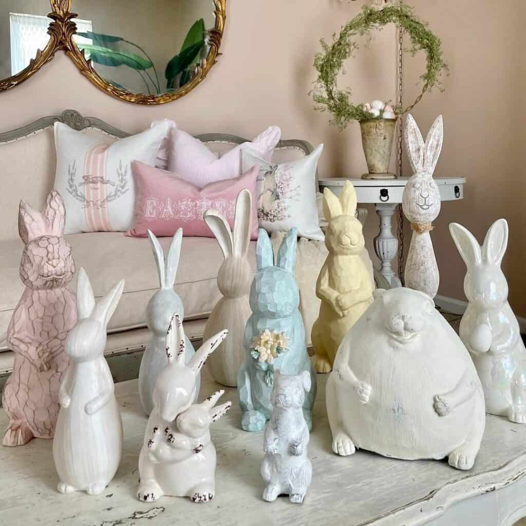 A Collection of Pink, White, and Blue Rabbits - Soul & Lane
