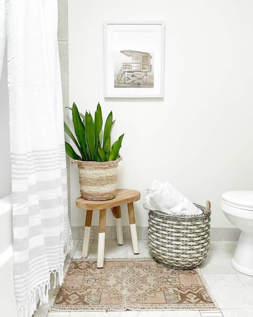 Basket Storage Ideas for Coastal Bathrooms - Soul & Lane